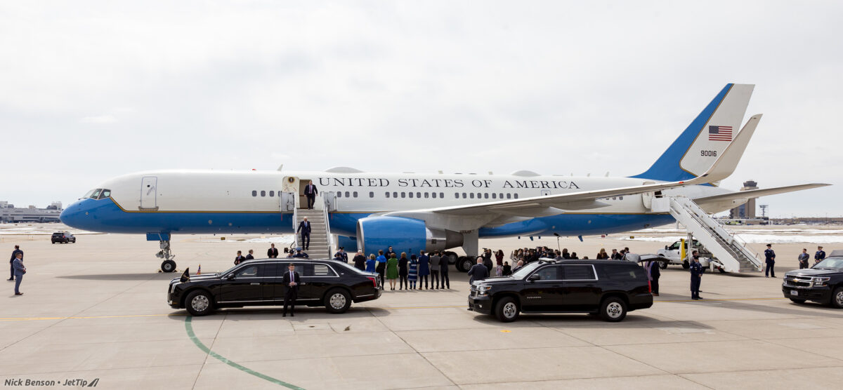 Photos: Air Force One arrives at MSP