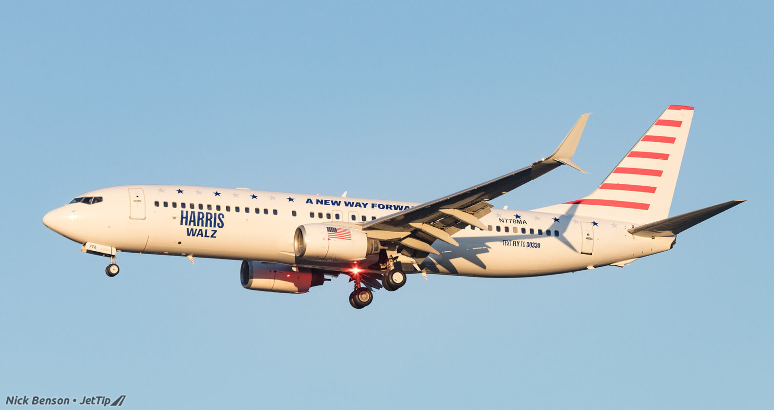 Tracking the 2024 US presidential campaign aircraft